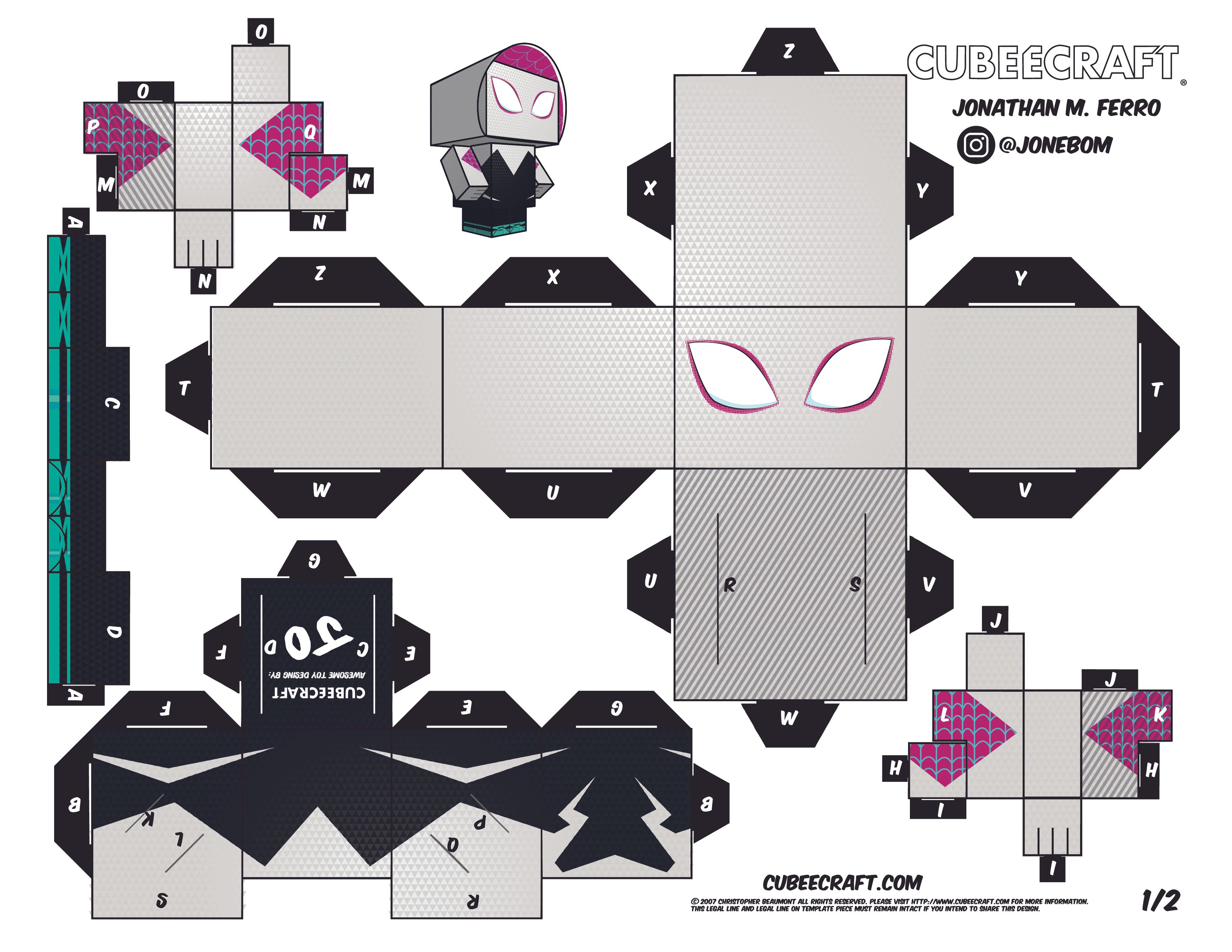 Cubeecraft Spider-Man! Into the Spider-Verse | Domestika